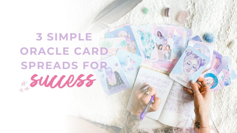 3 Simple Oracle Card Spreads for Success - Brittney Carmichael